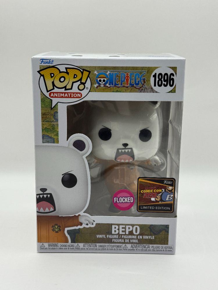 Funko Pop One Piece Bepo #1896 – Flocked Bahrain Comic Con 2025 ...